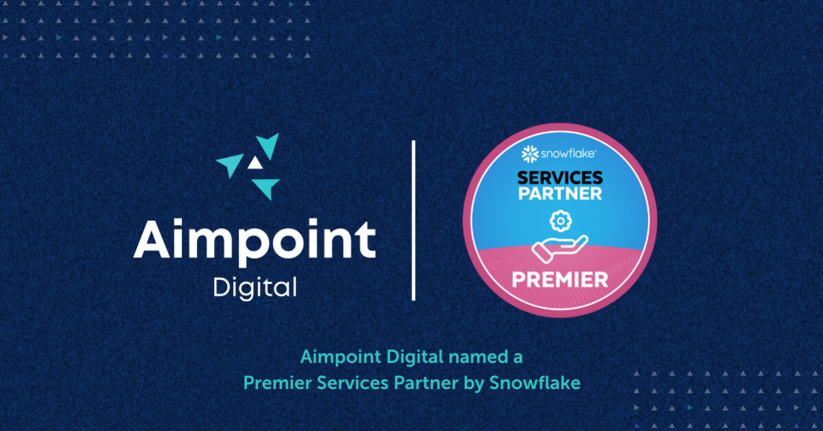 Aimpoint Digital Achieves Snowflake Elite Services Partner Status ...