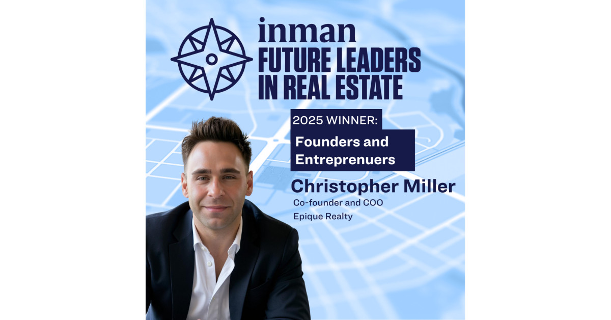 Christopher Miller Scores a Win with Inman’s 2025 Future Leaders in ...