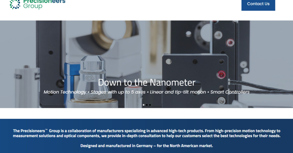 Precisioneers™ Group Launches to Bring Precision Engineered Products to ...