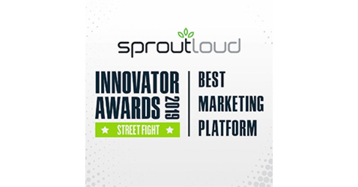 SproutLoud Named Best Marketing Platform by Street Fight | Newswire