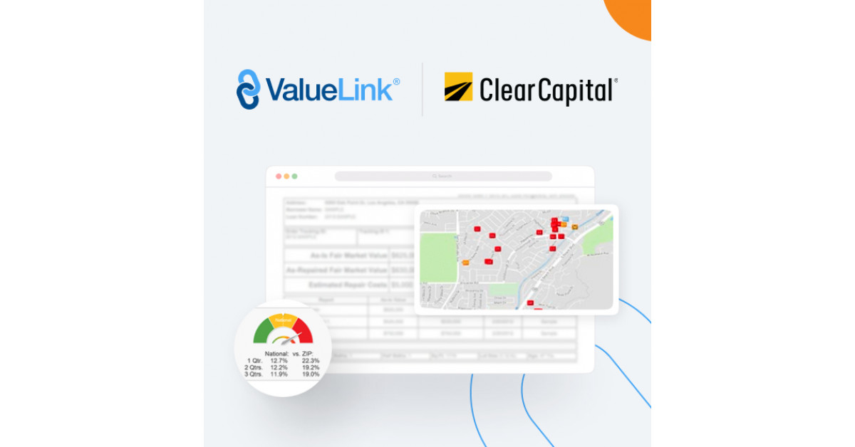 ValueLink Offers Automated Ordering of Clear Capital's Collateral ...