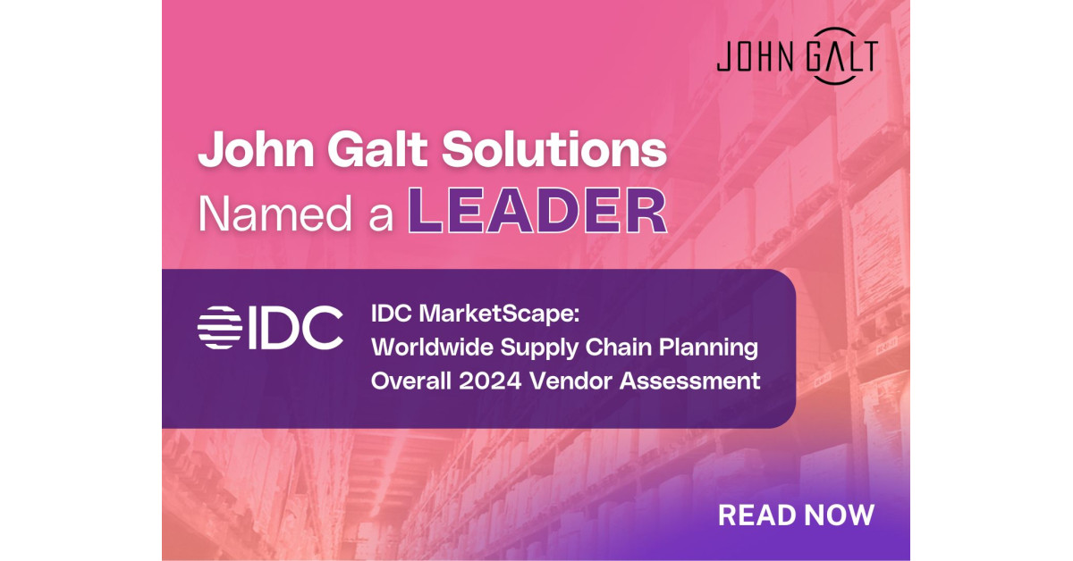 John Galt Solutions Named a Leader in IDC MarketScape: Worldwide Supply ...