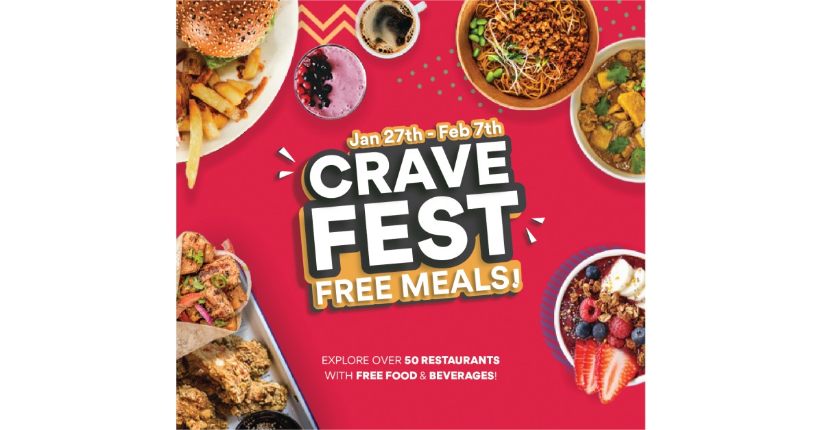Restaurant App Crave to Host a Food Fest With Daily Free Meals and ...