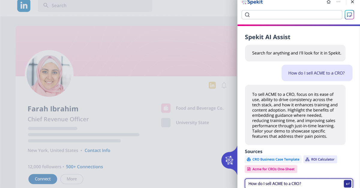 Spekit Unveils New AI Capabilities to Give Revenue Teams a Real-Time ... Spekit Unveils New AI Capabilities to Give Revenue Teams a Real-Time ...